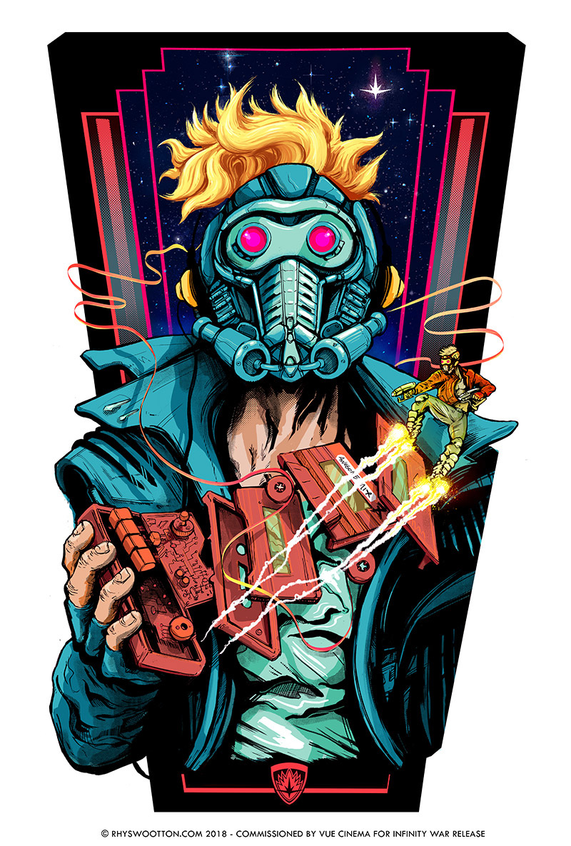 Star Lord - Vue Cinema - Rhys Wootton - Graphic Artist
