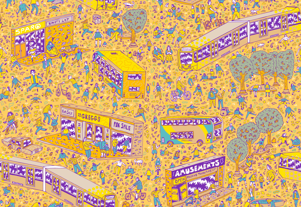 Piccadilly Gardens pattern - AdamMenzies