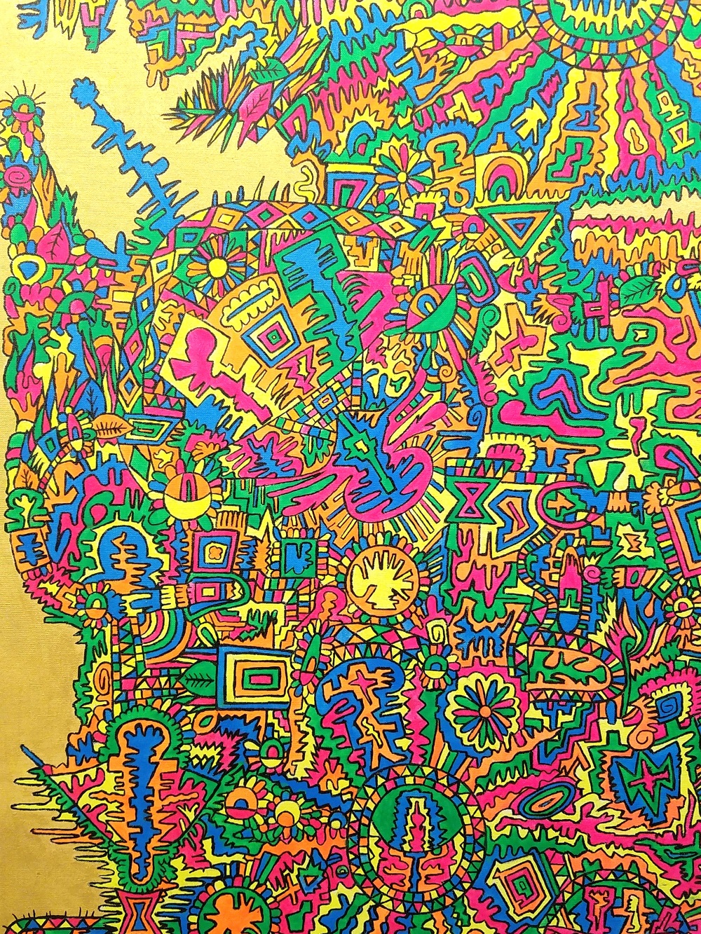 Geometric King Paintings (Color) - Guice Mann