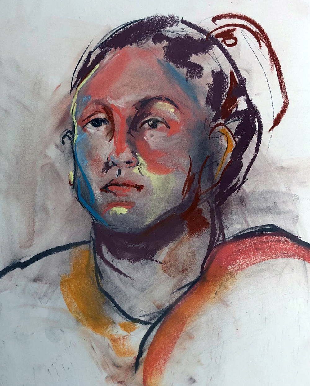 Pastel Figures from Life - Sagan Newham