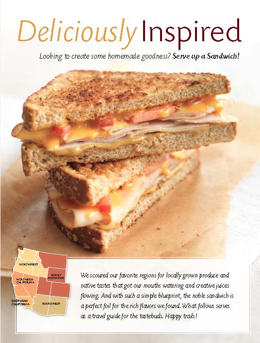 SUNSET MAGAZINE SOUTHWEST SANDWICH BOOKLET - Le Petit Livre de Leah
