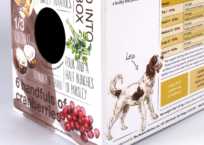 The Honest Kitchen Rebrand - Natalya Zahn / Illustrator