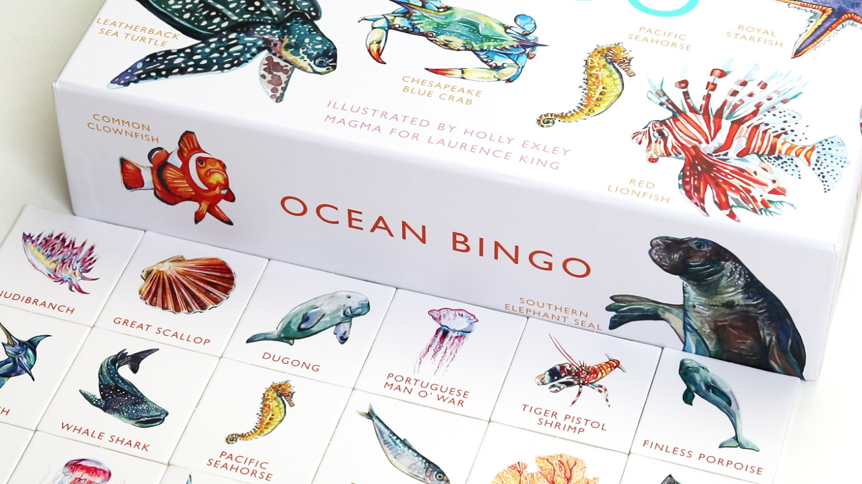 Ocean Bingo Illustrated - Holly Exley Illustration