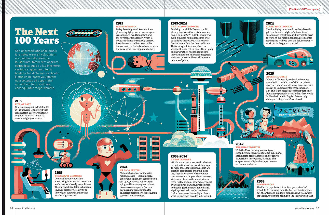 New Trail - The future of everything - Gwen Keraval illustration