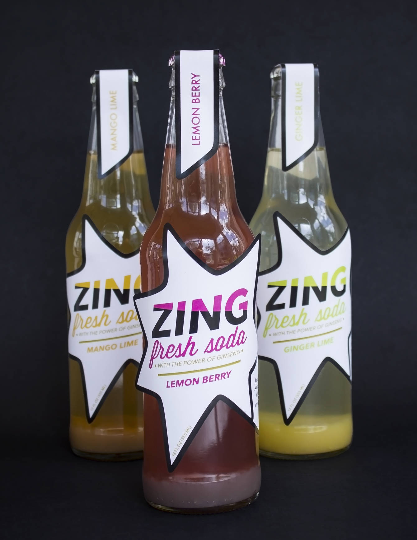 Zing Soda Branding - Katerina Paleckova Graphic Design