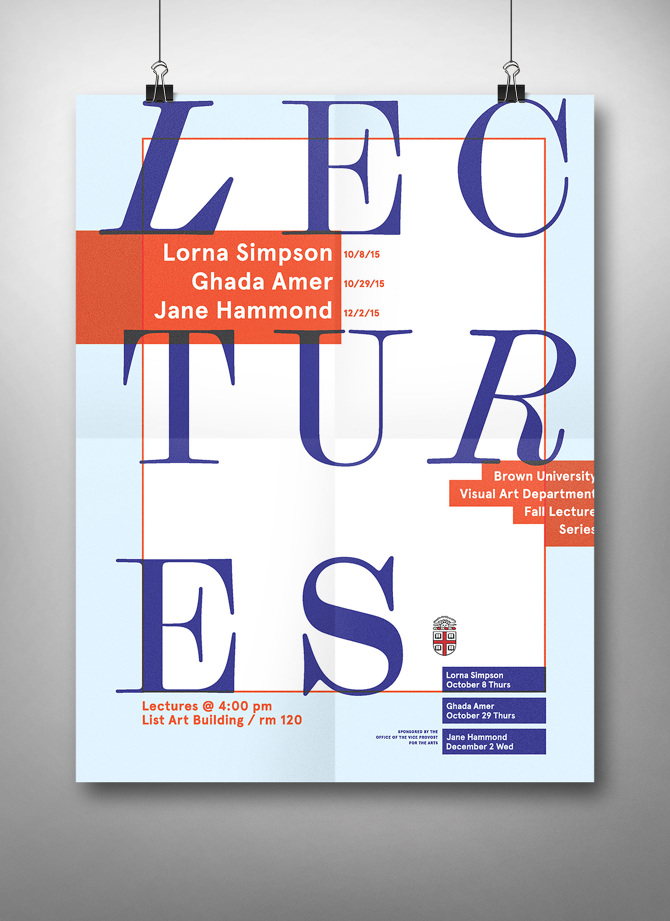 Brown Visual Arts Poster - Lucinda Hitchcock Design