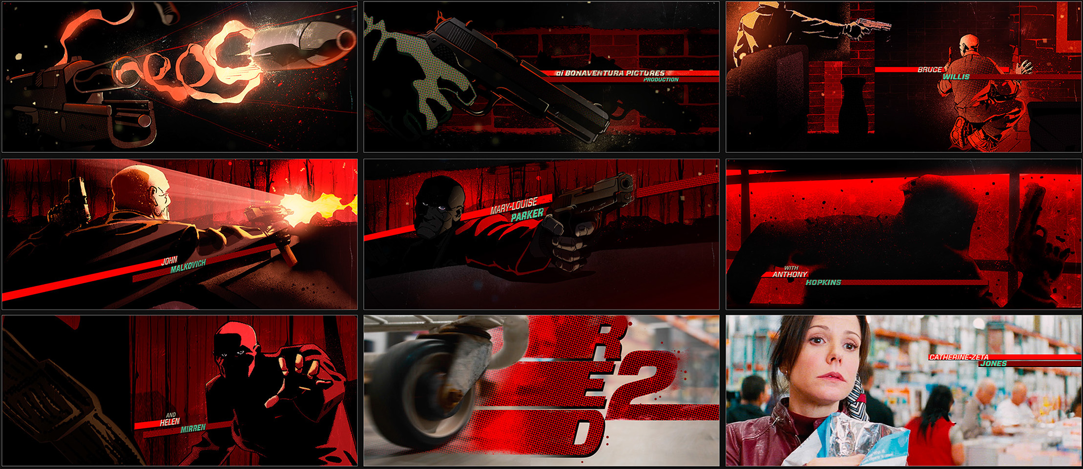 RED 2 TITLE SEQUENCE - Kaya Thomas
