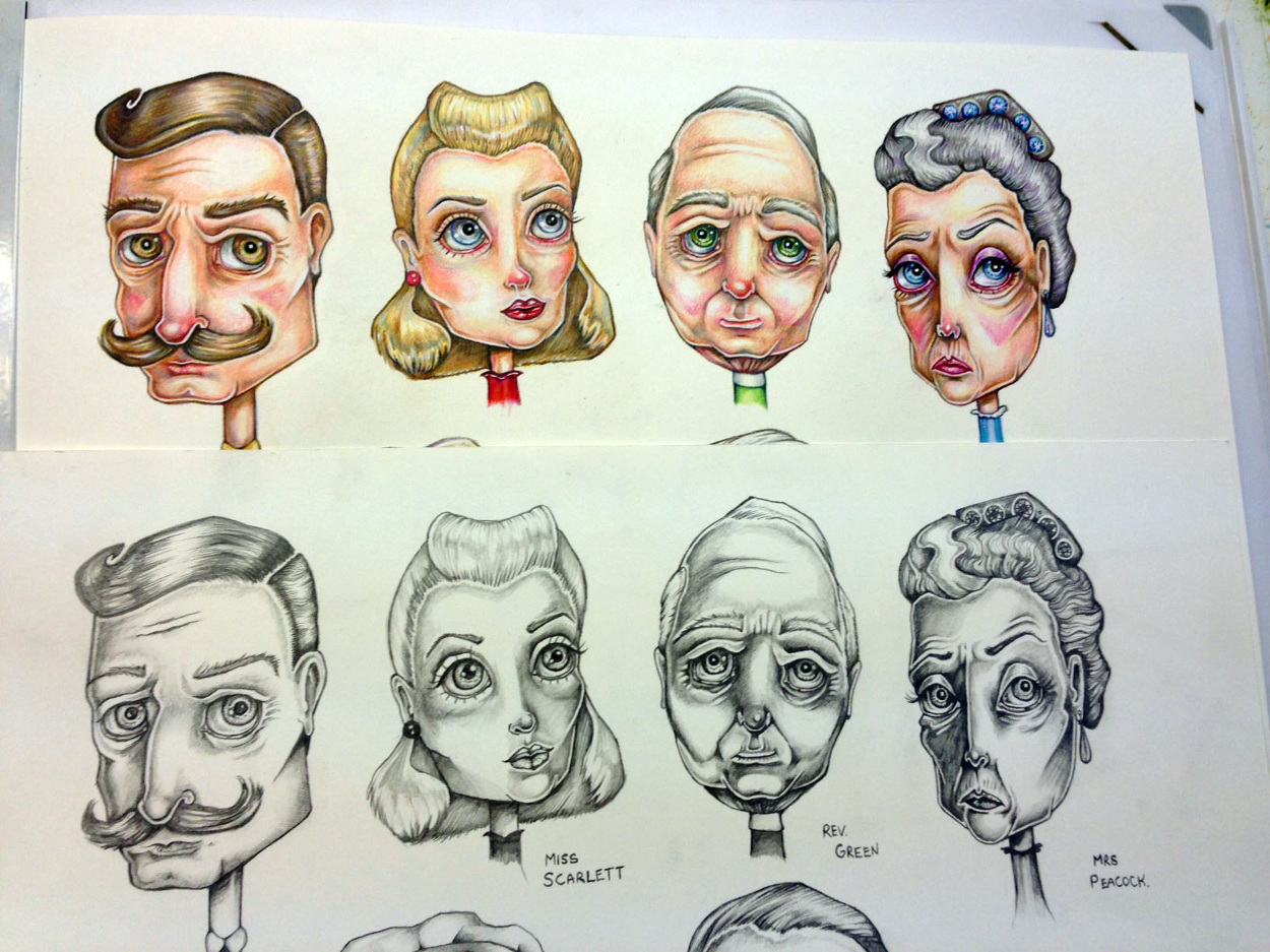 Cludeo Project - Sarah Galley Illustration