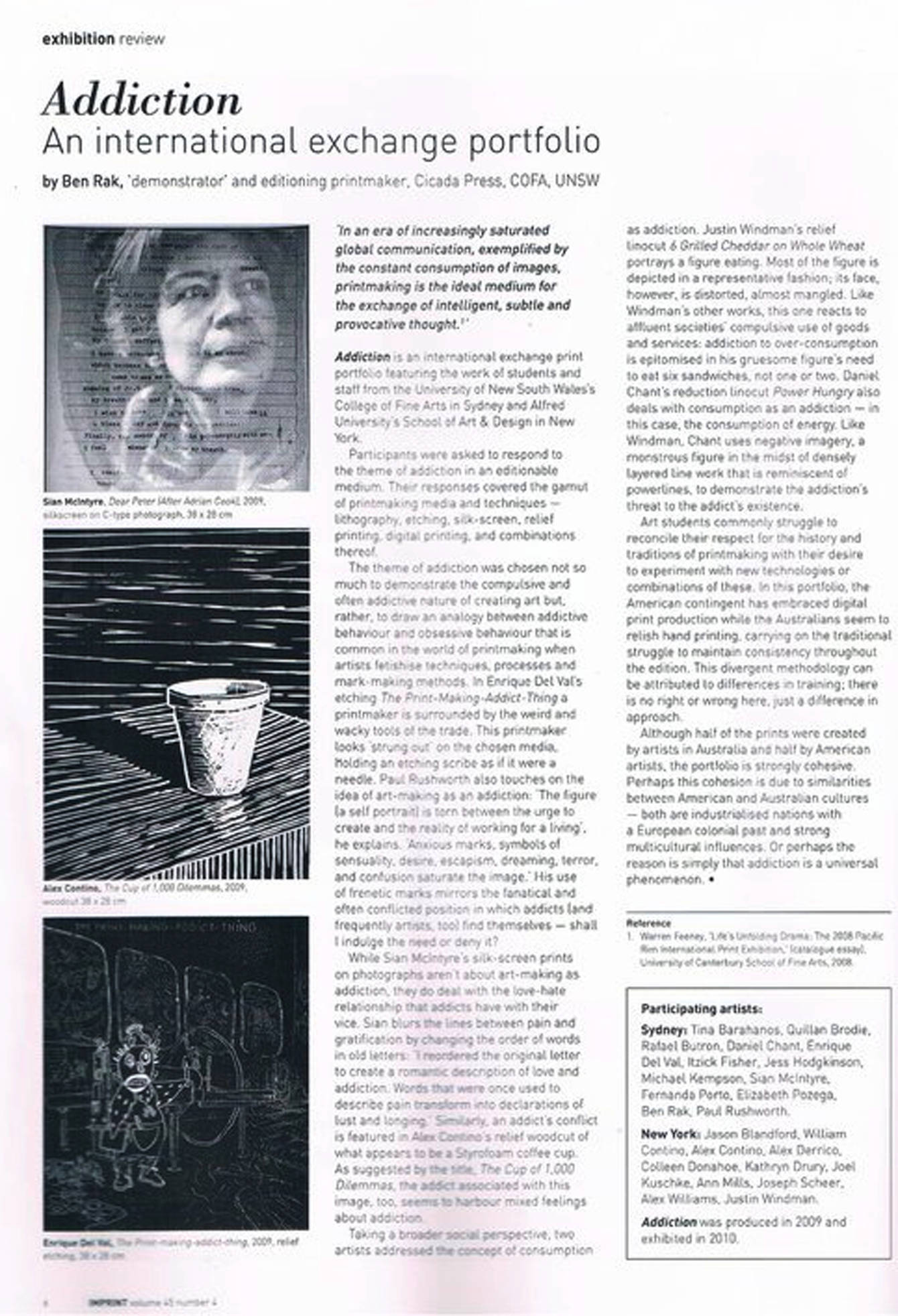 PRESS - Siân McIntyre