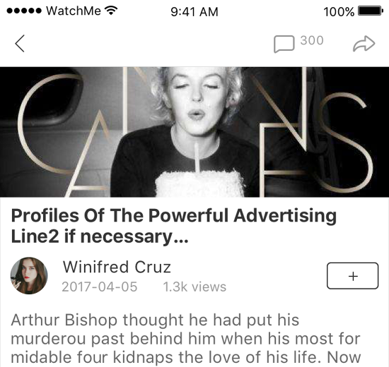 [App UI/UX] Watchme - Showyoo