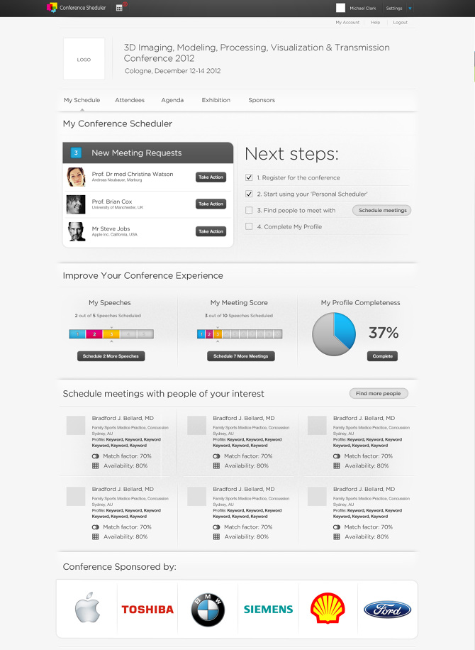 Conference Scheduler - Morgan Williams - Digital Design