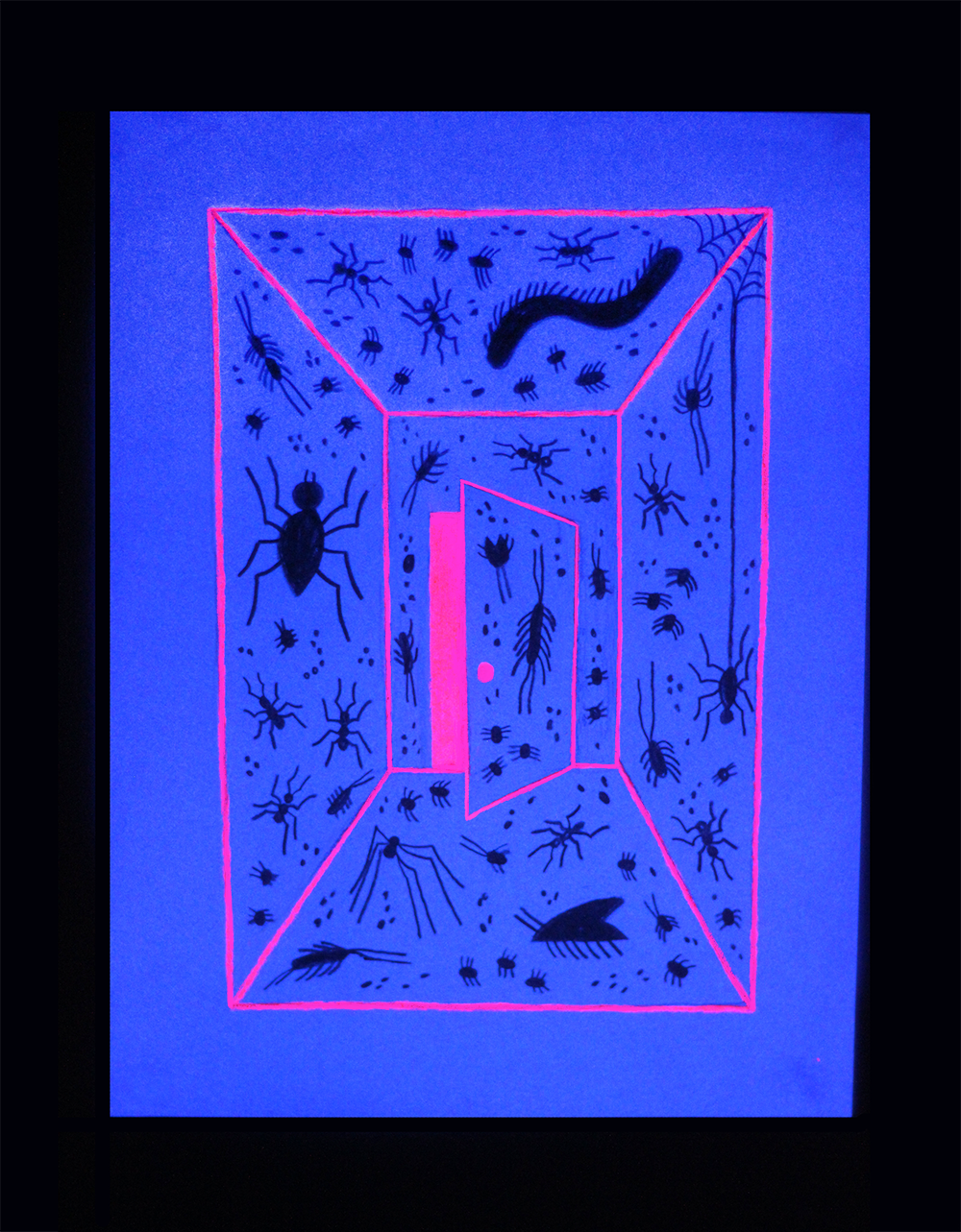 Blacklight Drawing - arielrdavis