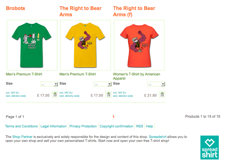 Spreadshirt Designs - Daryl Burningham