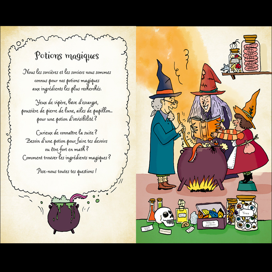 Kit de correspondance des Sorcières - nathalie eyraud illustration