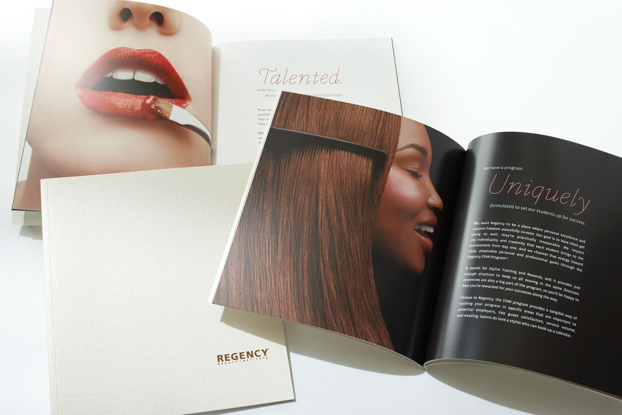 Regency Beauty Institute brand refresh - lindsayfischer