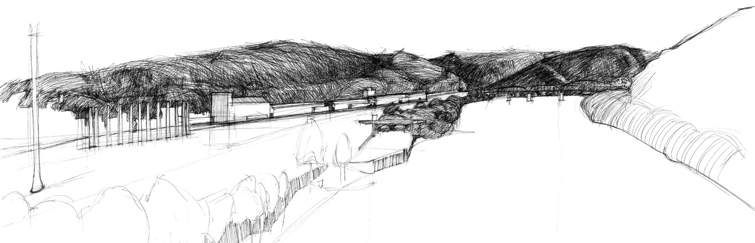 Pittsburgh landscape drawings - James Hicks portfolio