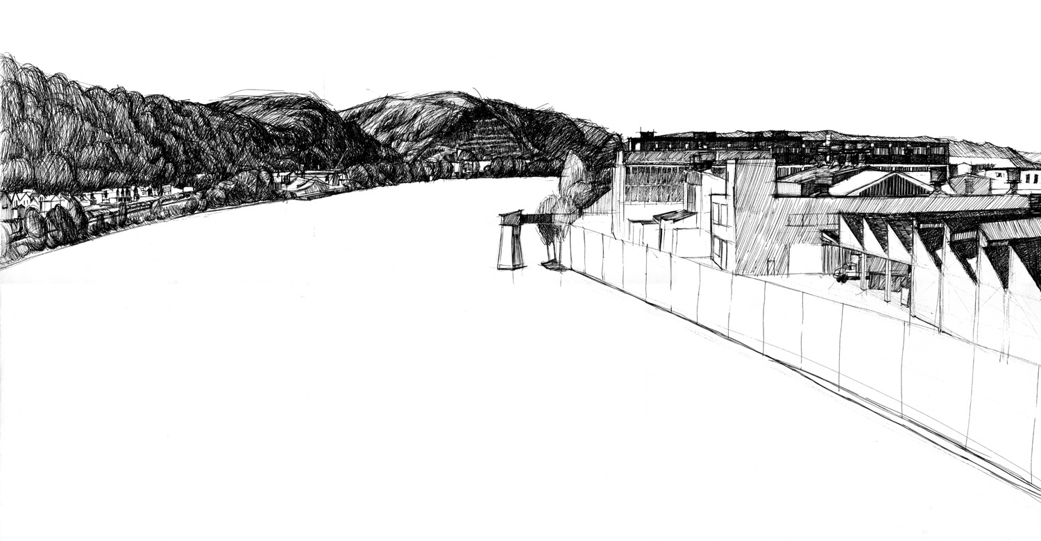 Pittsburgh landscape drawings - James Hicks portfolio