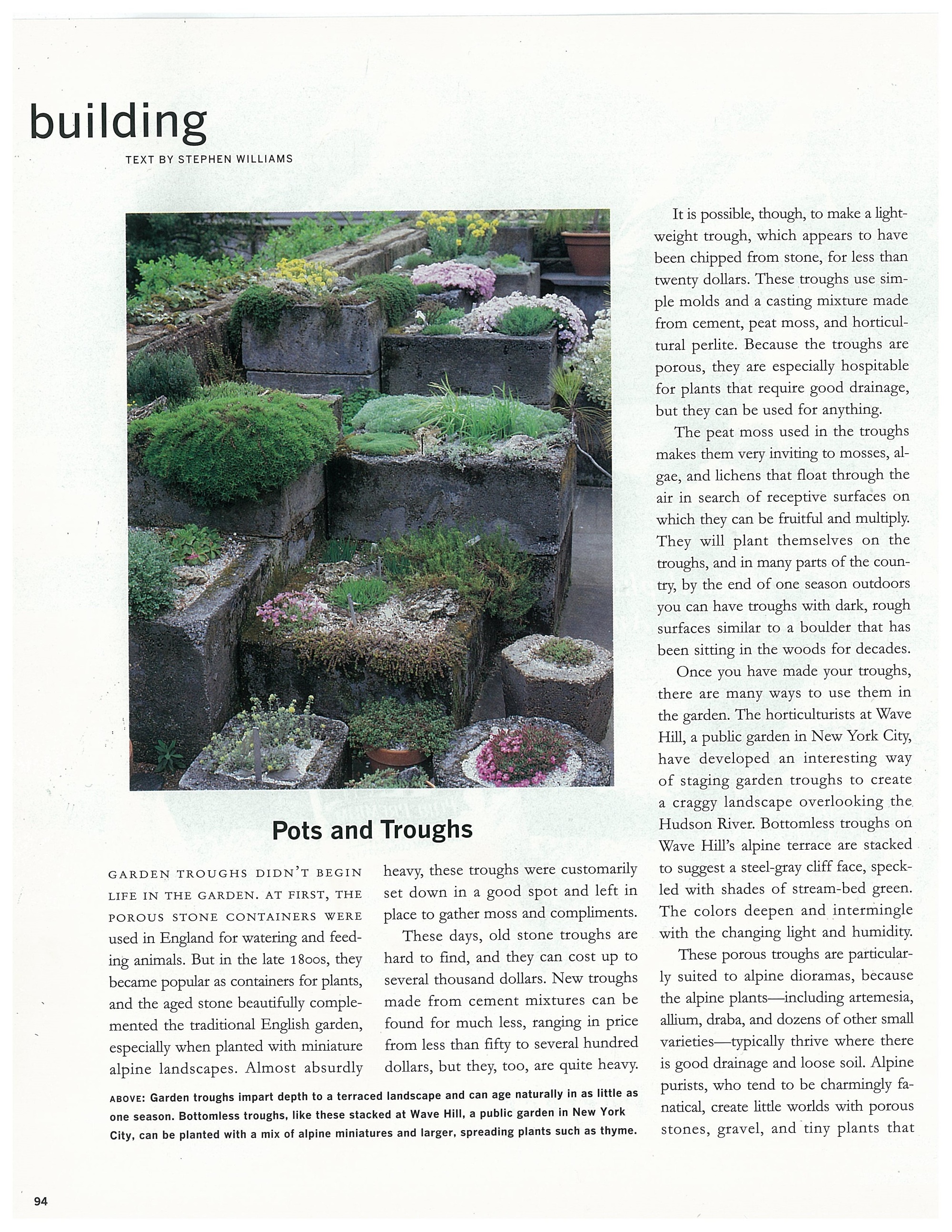 Hyper-Tufa Planters - James Hicks portfolio