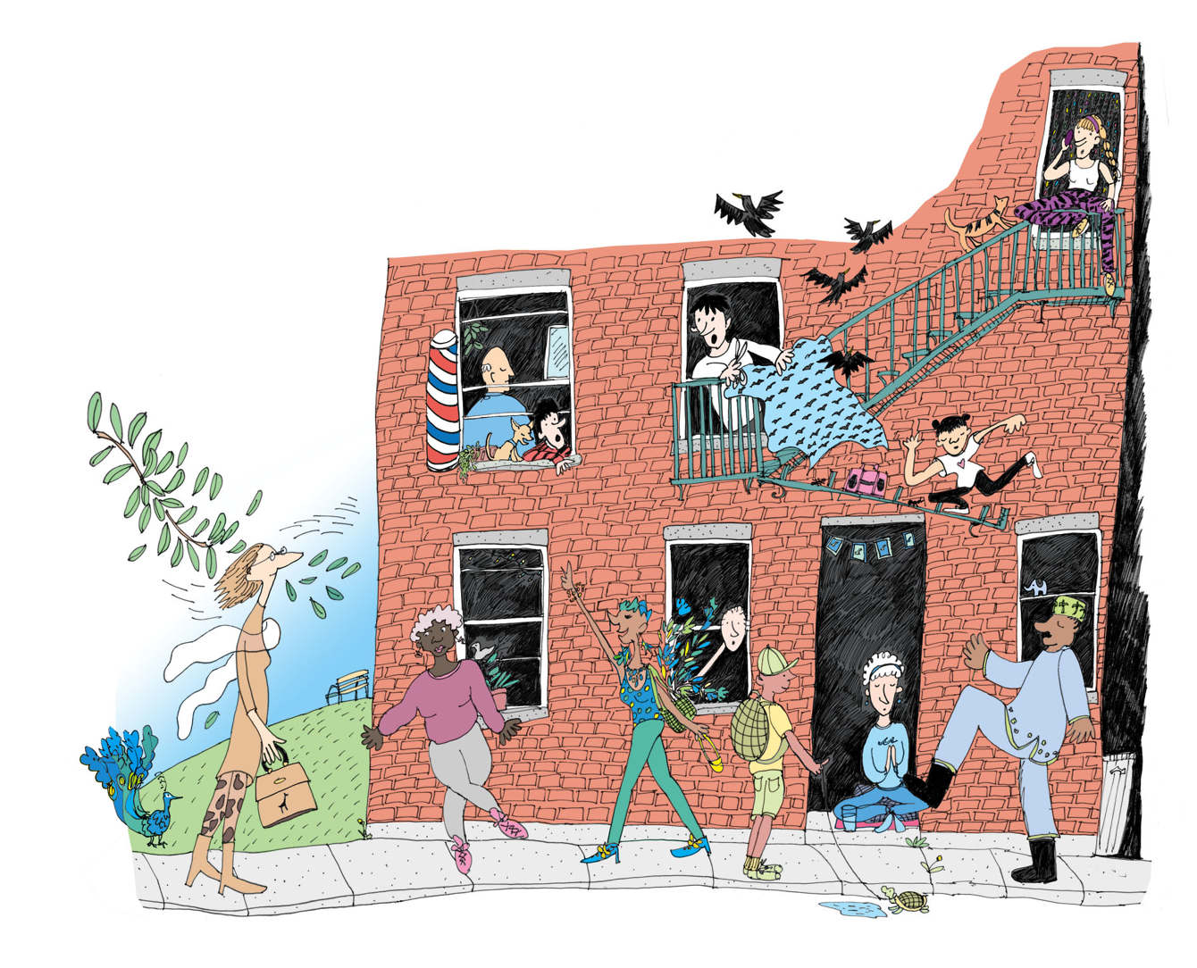 - EveryBody's Different on EveryBody Street - Emma Fitzgerald Art & Design