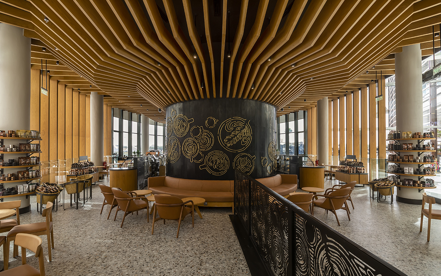 STARBUCKS / RIYADH PARK MALL - rvdcreative | brand environment design