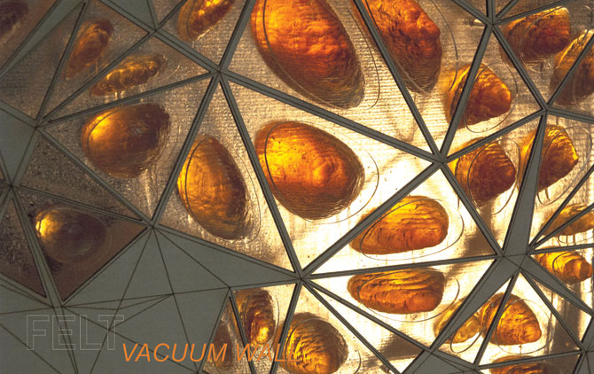 Felt VACUUM Wall - ANAcycle design+writing studio