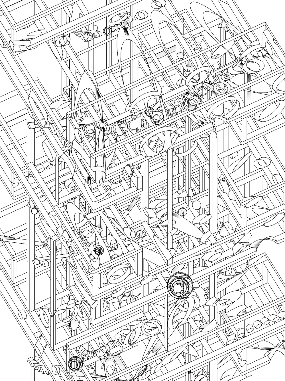 Porous Timber Skyscraper - an ordinary website