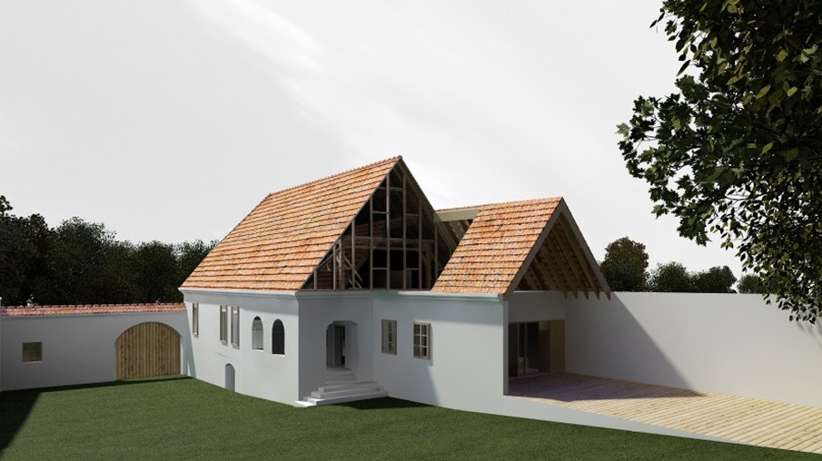Restaurare casa saseasca din anii 1830 Restoration of Saxon House ...