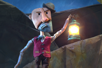 Magic Beach Feature Film - spindly figures