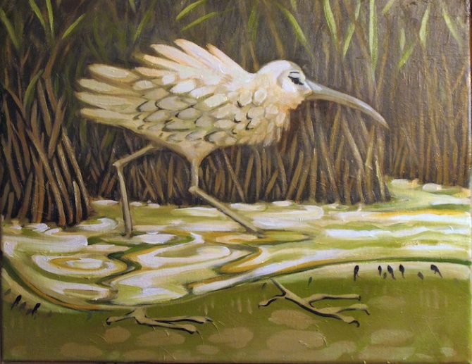 Wading Bird - Heather McMillen Fine art