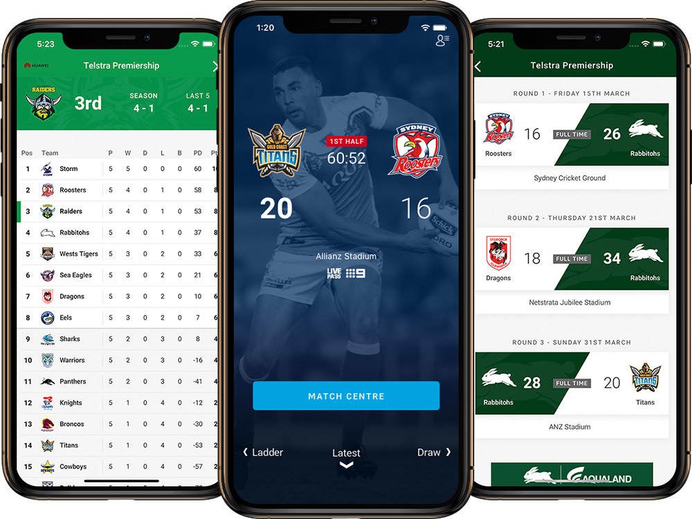 NRL Club Apps - Joshua Binns