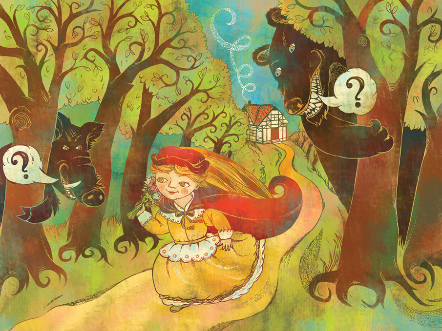 Little Red Riding Hood - Yulia Novik. Magical Images.