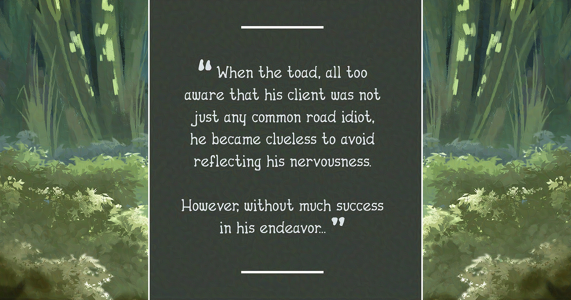 The merchant toad - Esmeralda Puerto