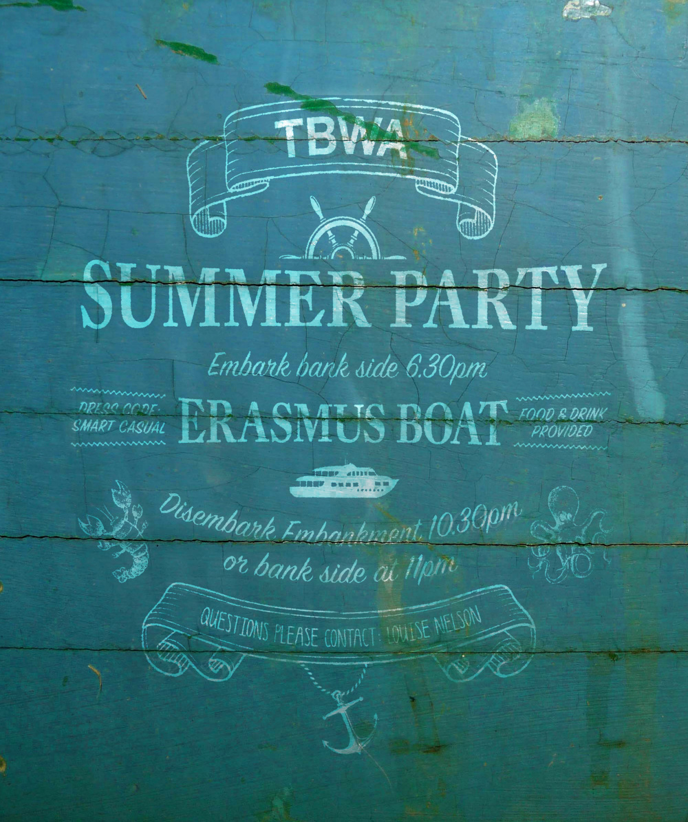 TBWA summer party invite - dantoddy