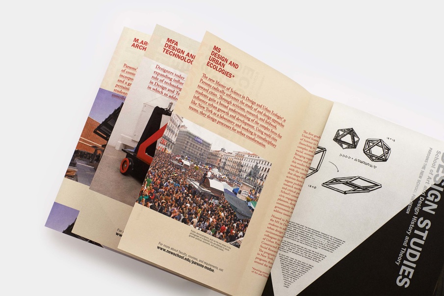 Print Inserts: Parsons Graduate Programs - Paula Giraldo Creative