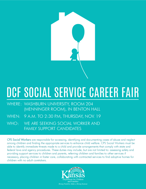 DCF Social Service Career Fair Flyer - Wait, Art?
