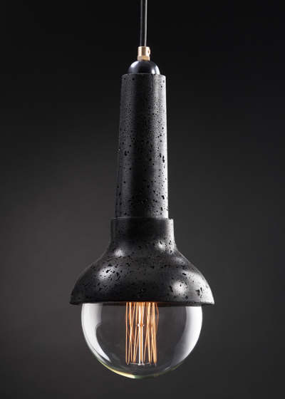 concrete lamp