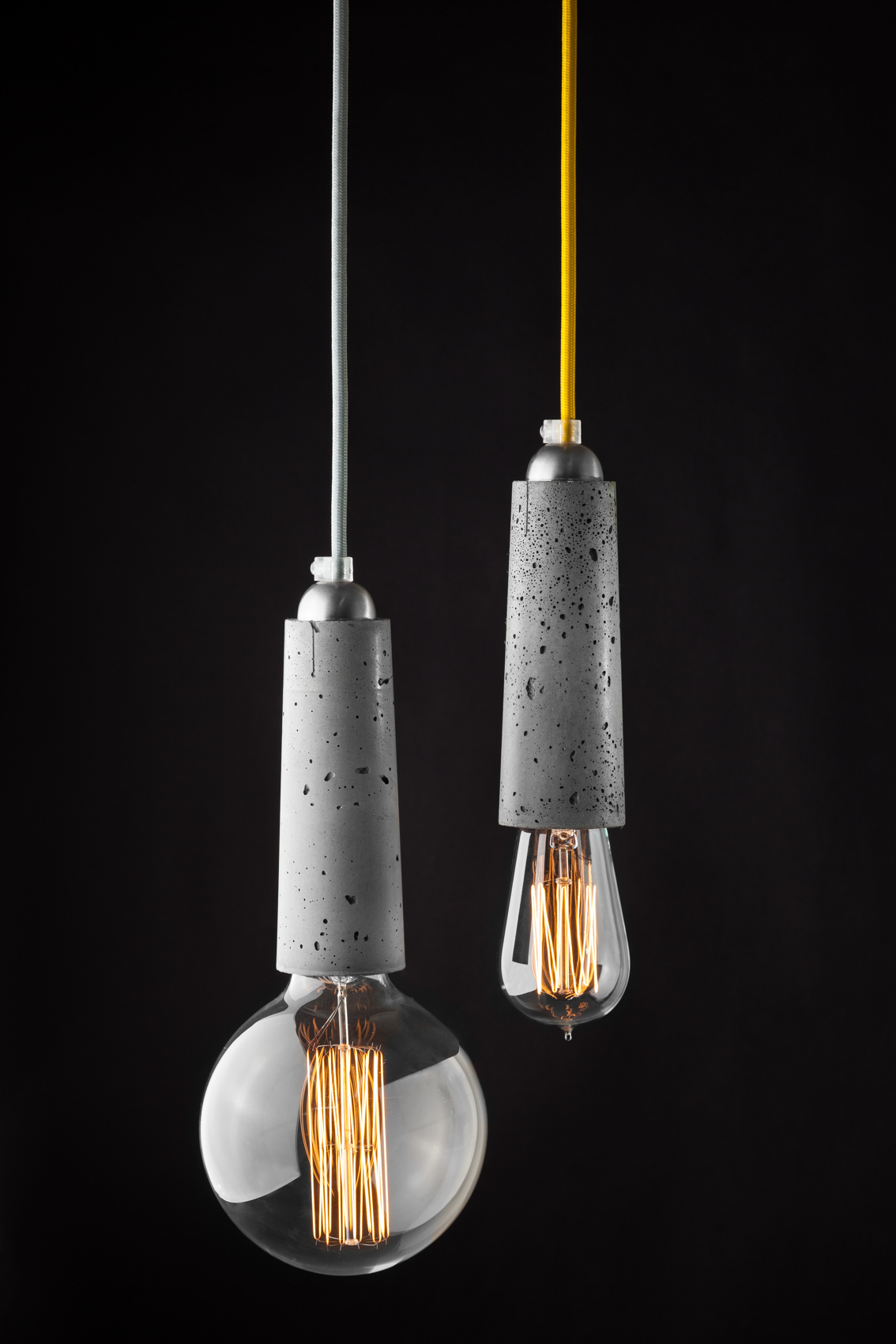 Falcon - concrete lamp