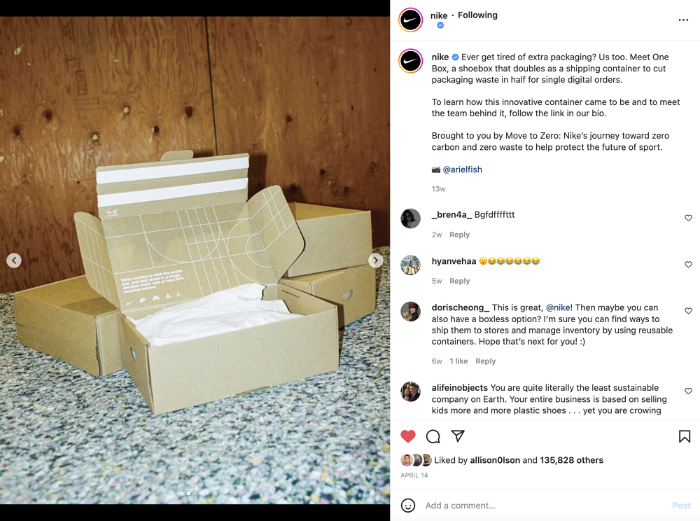 Special Delivery: Nike One Box Cuts Packaging in Half - Sara Fantl