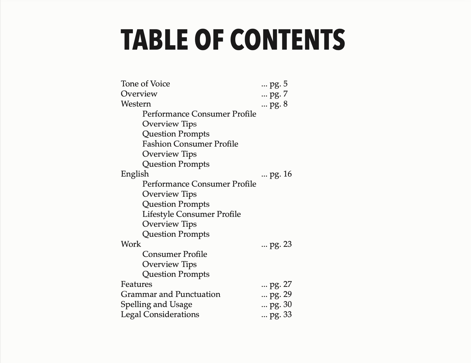 Ariat Product Copy Style Guide - Sara Fantl