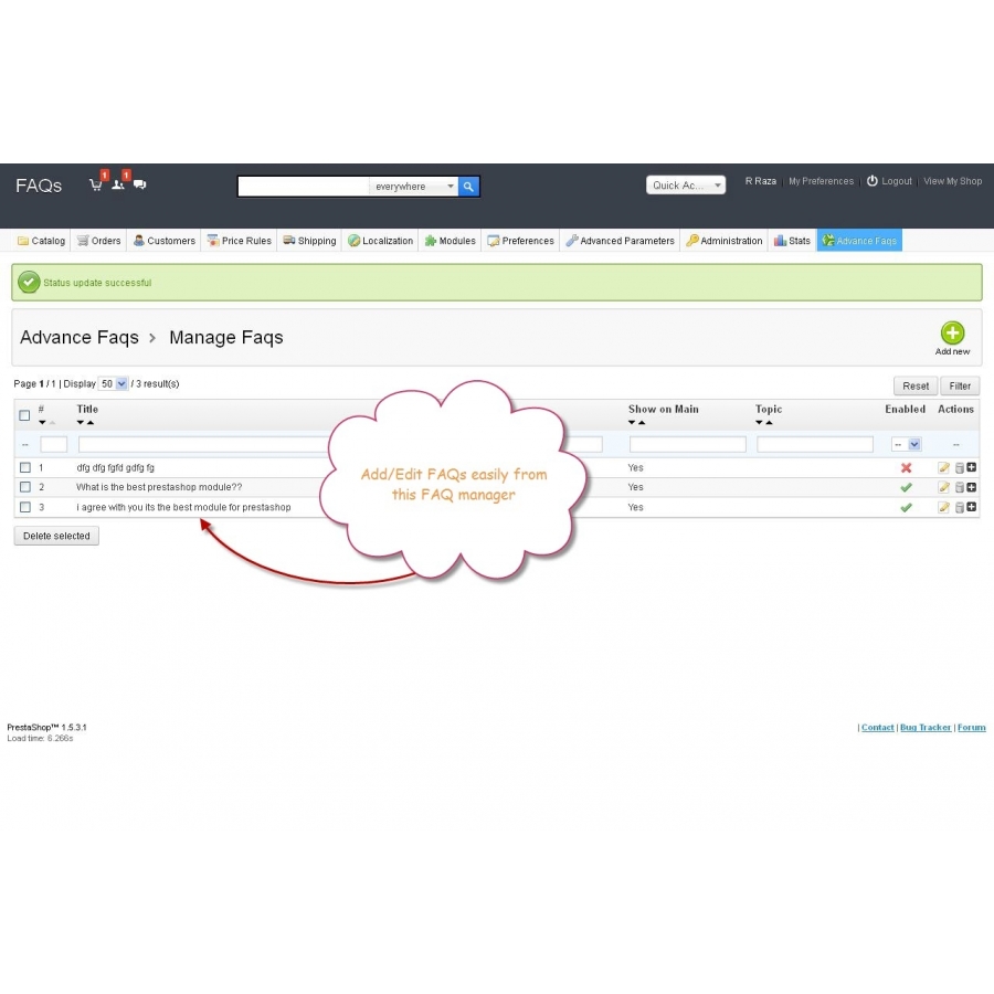 PrestaShop Advance FAQ Module - http://www.fmemodules.com/