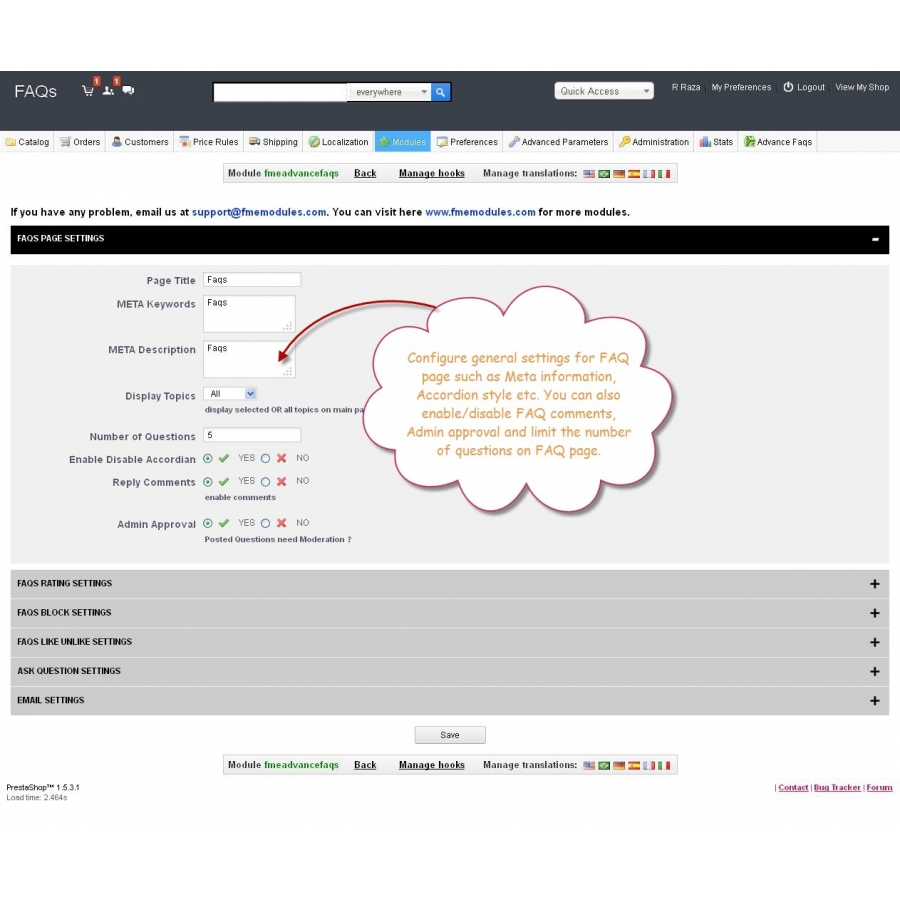 PrestaShop Advance FAQ Module - http://www.fmemodules.com/