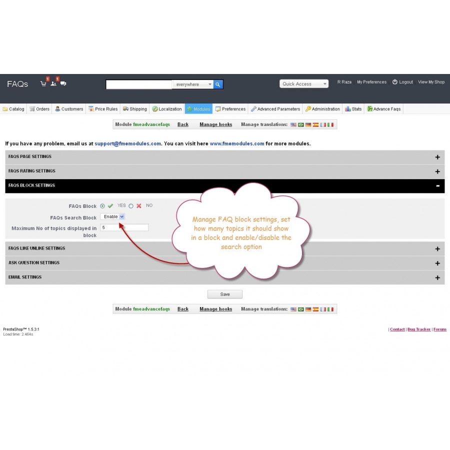 PrestaShop Advance FAQ Module - http://www.fmemodules.com/