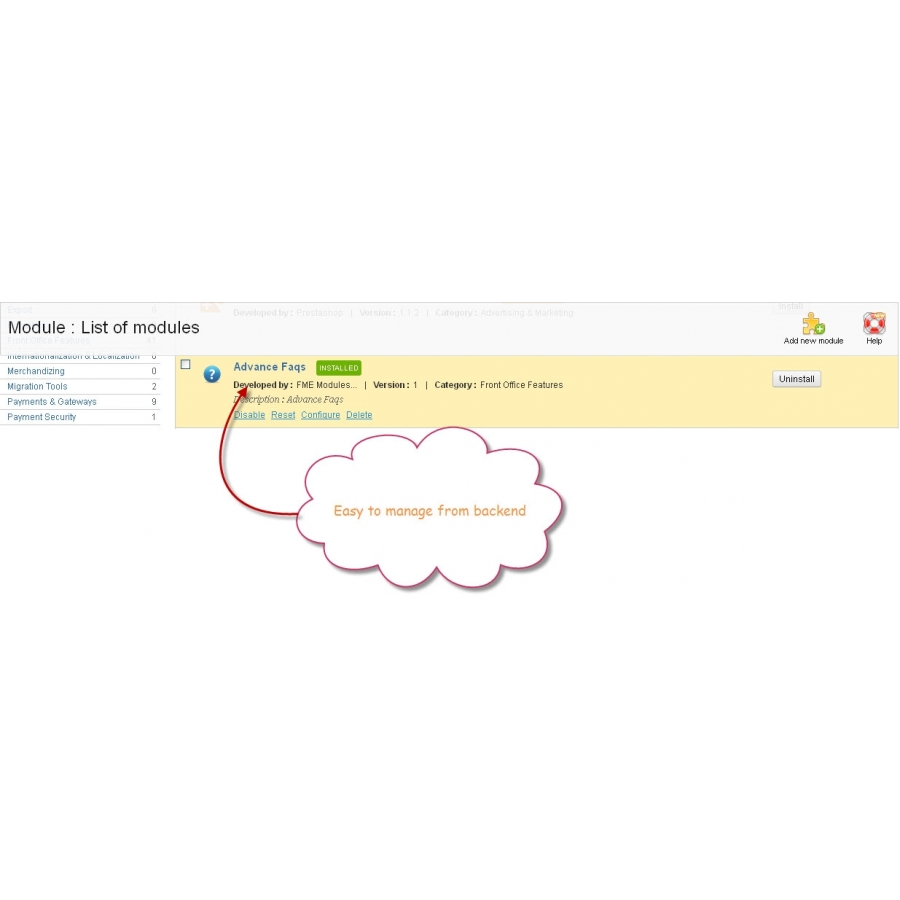 PrestaShop Advance FAQ Module - http://www.fmemodules.com/
