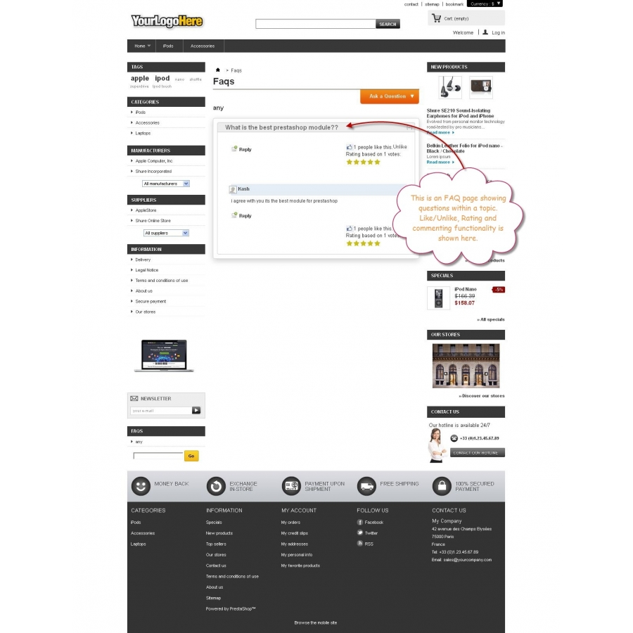 PrestaShop Advance FAQ Module - http://www.fmemodules.com/