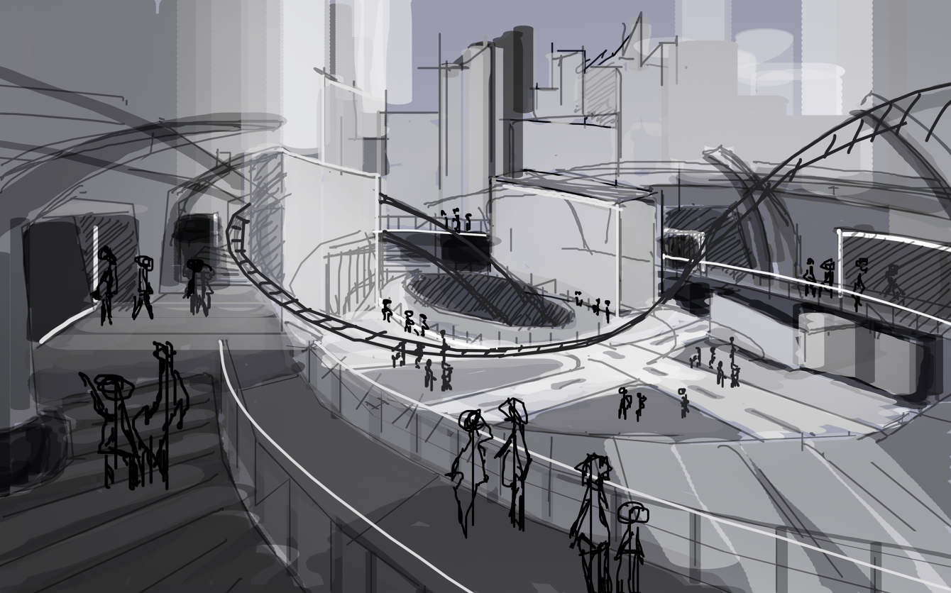 Concept Sketches and Visuals - Eszter Nagy