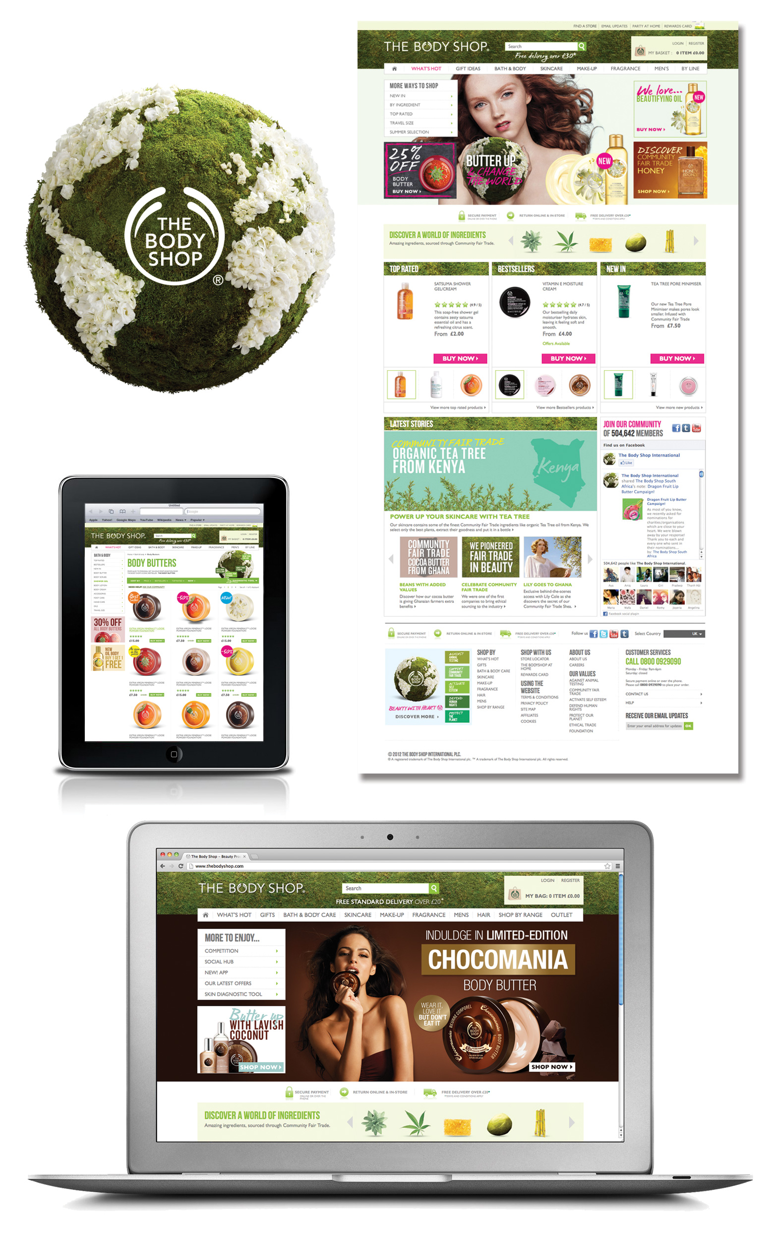 The Body Shop - Global Brand Relaunch - Chris Holt + Design + Direction ...