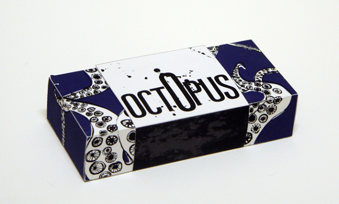Octopus Box, conceptual package design - Designs by Renee Latragna