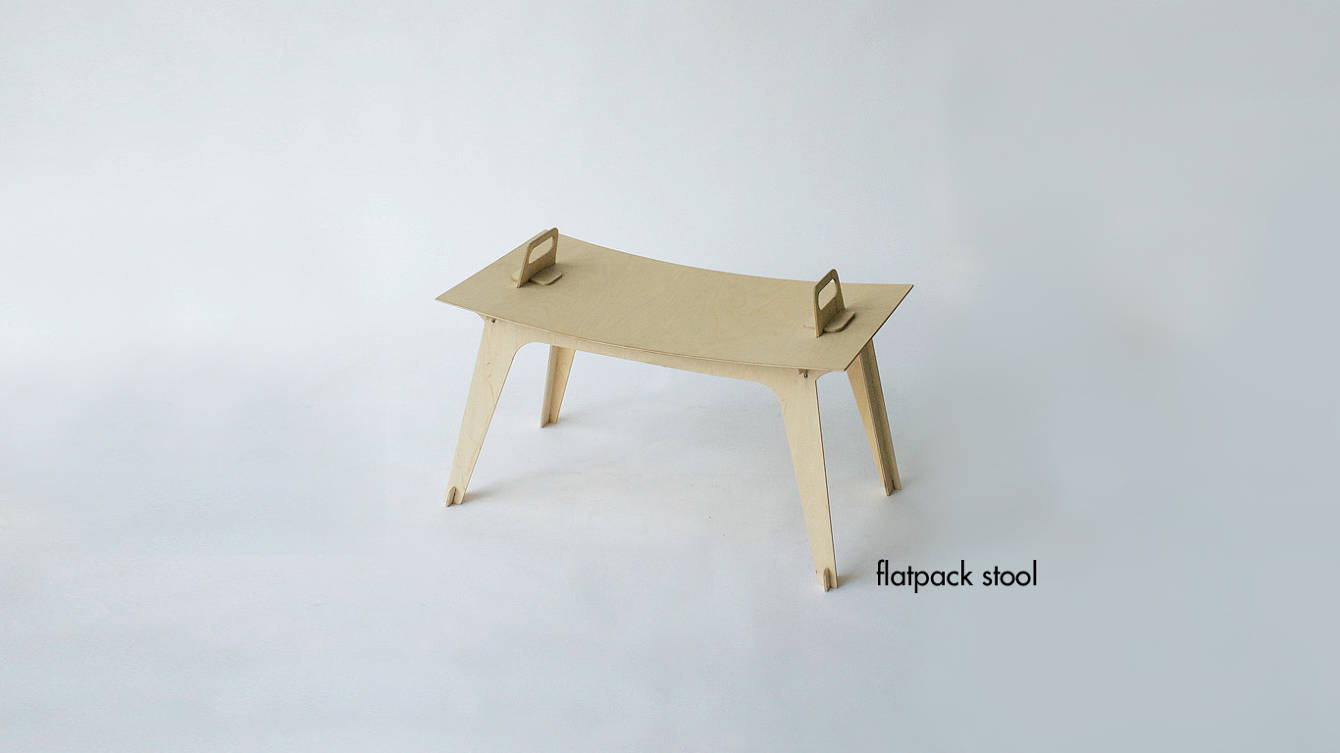 Flatpack Stool - markowitzdesign