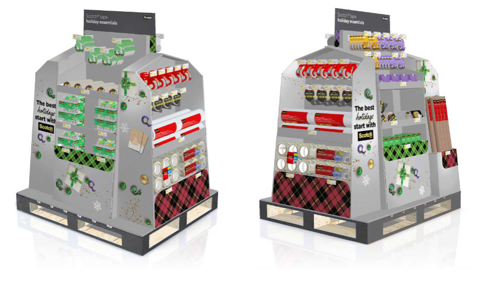 Full / Half Pallet & Endcap Display - PAPER PALMS