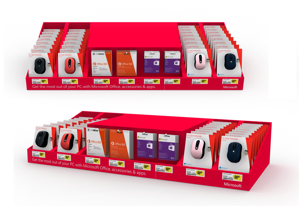 Counter, Sidewinder, & Endcap Display - PAPER PALMS